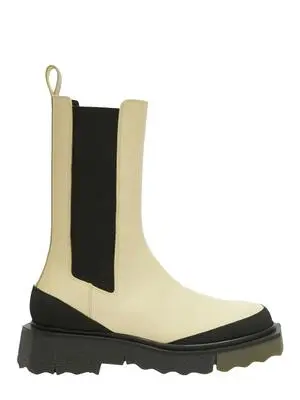 Off-White Sponge Chelsea Boot - Cream