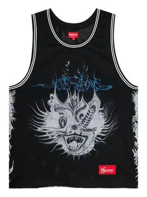Supreme Animal Basketball Jersey - Black