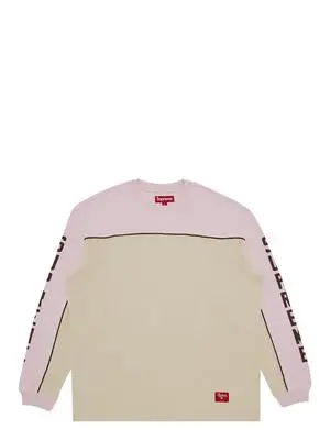 Supreme Paneled Piping Long-sleeve Top - Tan