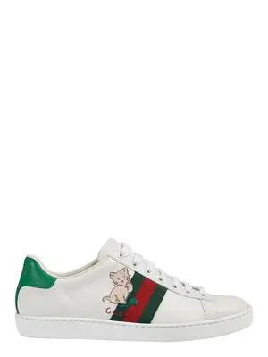Gucci Ace Kitten Sneakers - White