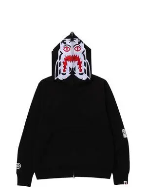 A BATHING APE Full Zip Hoodie - Black