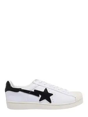 A BATHING APE Skull Sta Sneakers - White
