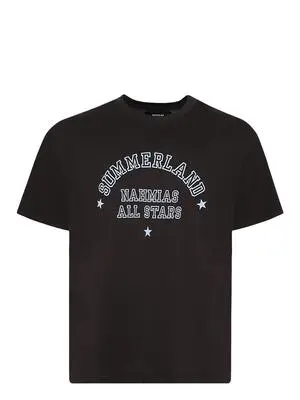 NAHMIAS Summerland All Stars Boxy T-shirt - Black