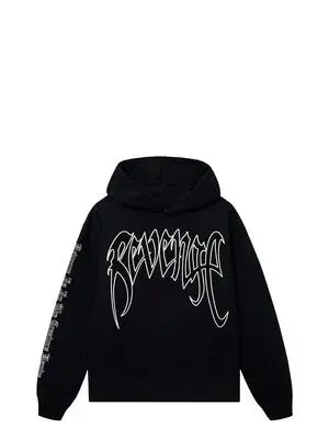 REVENGE Kill Outline Hoodie - Black