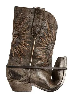 GOLDEN GOOSE Low Wish Star Boots Black