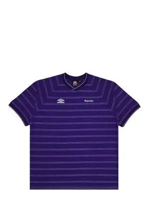 Supreme X Umbro Stripe Soccer Jersey - Purple