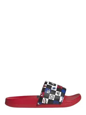 Adidas Disney X Adilette Comfort Slide J 'spider-man Checkerboard - Black