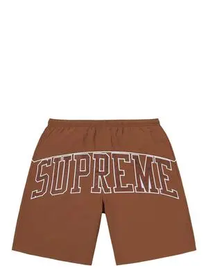Supreme Arc Water Short - Brown
