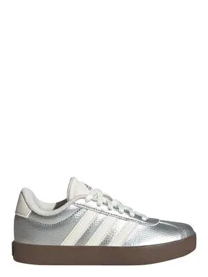 Adidas Vl Court 3.0 K Metallic Sneakers - Silver