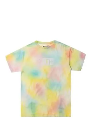 Kith Tie Dye Box Logo T-shirt - Yellow