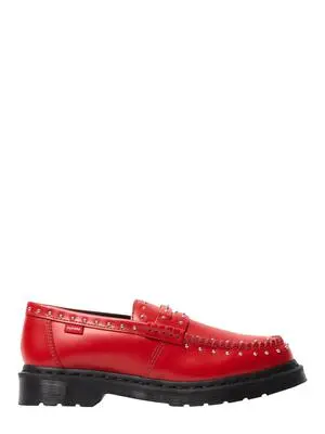 Dr. Martens Supreme X Penton Studded Loafer - Red