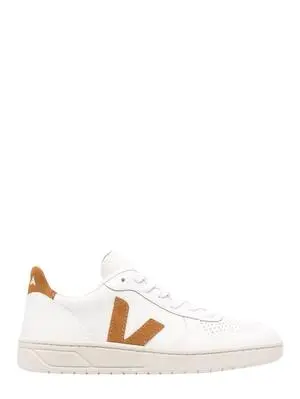 VEJA V-10 Leather Sneakers - White