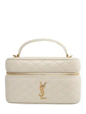 Saint Laurent Mini Gaby Vanity Bag - White