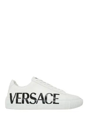 Versace Medusa Low Logo Sneakers - White