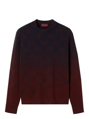 Gucci Jacquard Wool Sweater - Black