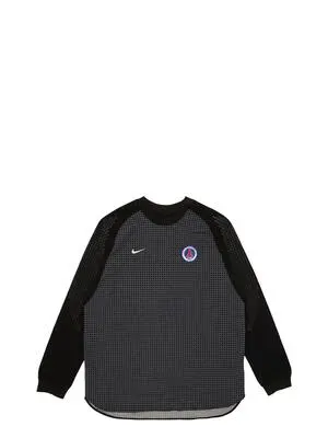 Nike Paris Saint-germain Long-sleeve With Logo Patch - Black