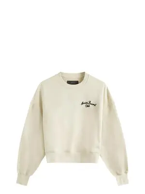 Amiri Oversized Crewneck Sweatshirt - Cream