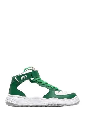 Mihara Yasuhiro Wayne High-top Sneakers - Green
