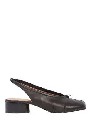 MAISON MARGIELA Tabi Ballerina Slingbacks - Black