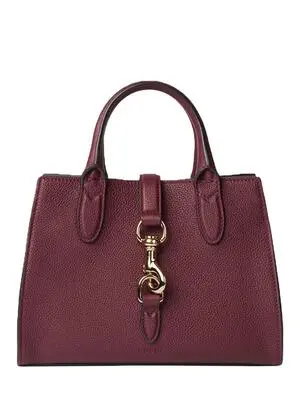 Gucci Small Tote Bag With Hook Closure - Red
