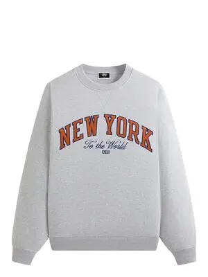 Kith For The New York Knicks Vintage Nelson Crewneck - Grey