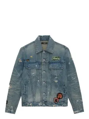 Amiri Vintage Pegasus Trucker Jacket - Blue