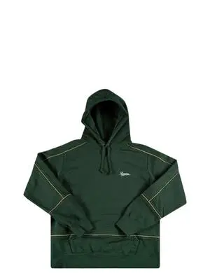 Supreme Piping Hooded Sweatshirt - Green
