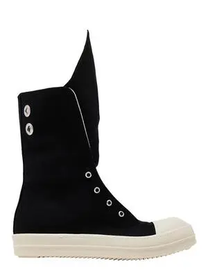Rick Owens Lido Zipped High Boots - Black