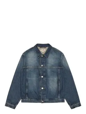 StÜssy Vintage Denim Trucker Jacket - Blue