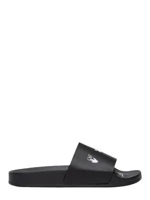 Off-White Pool Slides - Black