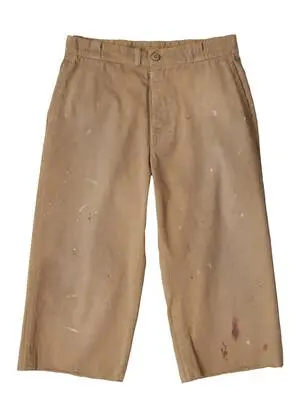 MAISON MARGIELA Paint Splatter Skater Shorts - Tan