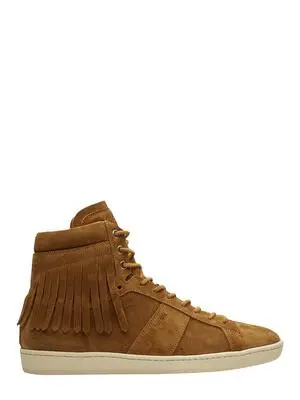 Saint Laurent Sl-18 Fringe High - Tan
