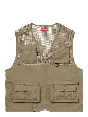 Supreme Mesh Cargo Vest - Green
