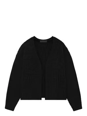 Fear Of God Heavy Waffle Cardigan - Black