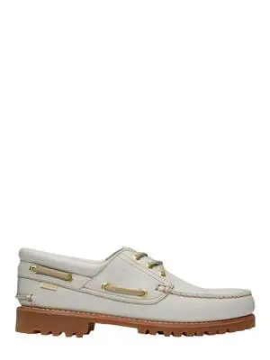 Timberland Aimé Leon Dore X 3-eye Classic Lug Boat Shoe - White