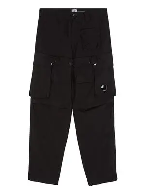C.P. COMPANY Ripstop Loose Cargo Pants - Black
