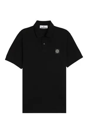 STONE ISLAND Stone Island Compass Patch Logo Polo