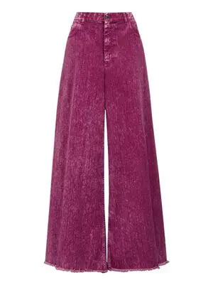 Marni Wide Leg Trousers - Pink