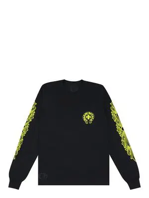 Chrome Hearts Made In Hollywood Pocket Long-sleeve T-shirt /yellow - Black