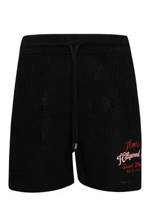 Amiri Hollywood Auto Mesh Short - Black