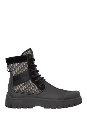 Dior Garden Lace-up Boot - Black
