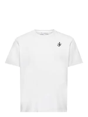 JW Anderson Anchor Embroidery T-shirt - White
