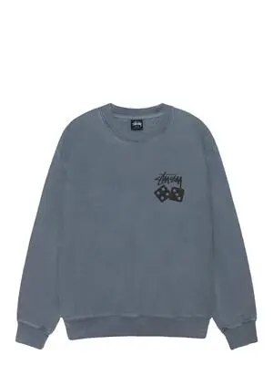 StÜssy Dice Crewneck - Blue
