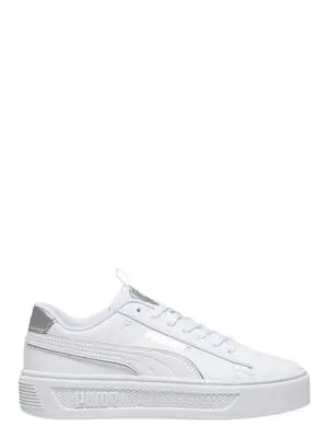 PUMA Smash Platform V3 Pop Up - White