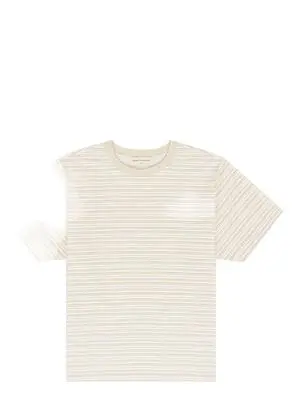 MUSEUM OF PEACE & QUIET Wordmark Striped T-Shirt