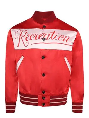 BODE Postcard Rally Jacket - Red
