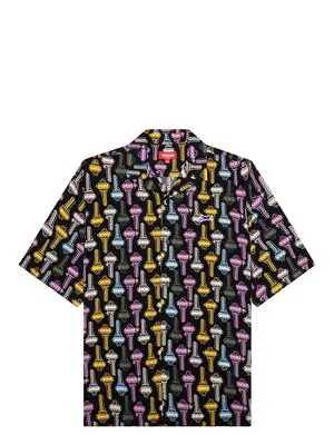 ICECREAM Keys Short-sleeve Woven Shirt - Black