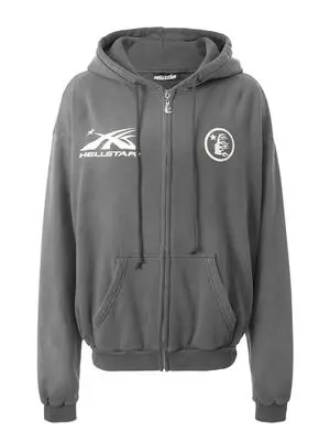 HELLSTAR Hs Logo Zip-up - Grey