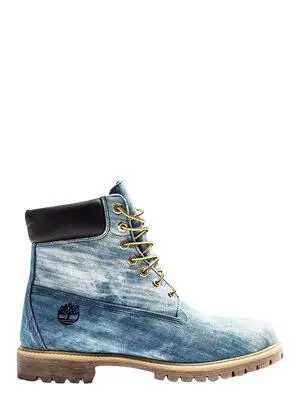 Timberland 6-inch Premium Denim Boots - Blue