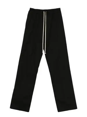 Rick Owens Heavy Poplin Dietrich Drawstring Pant - Black